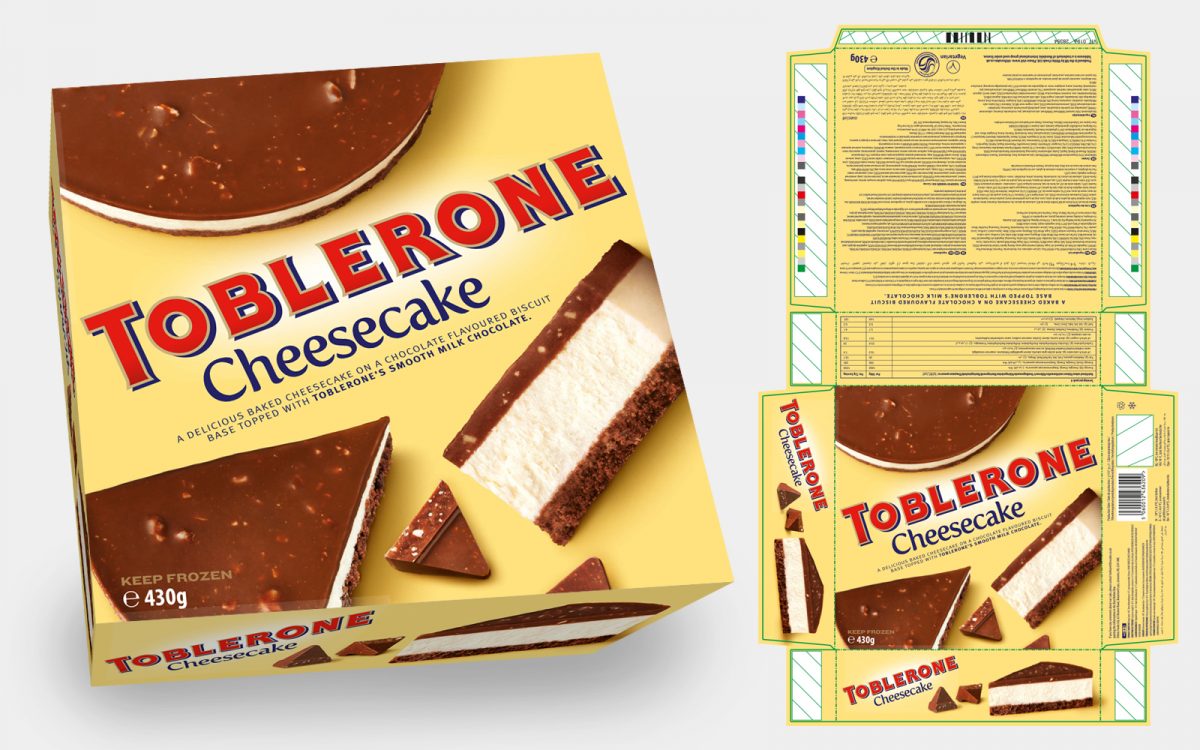 Mondelez Cheesecake Packaging Artwork | AnchorPrint Portfolio